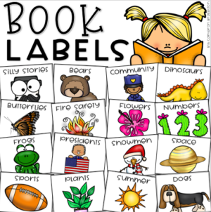 Classroom Library Book Bin Labels EDITABLE | Made By Teachers