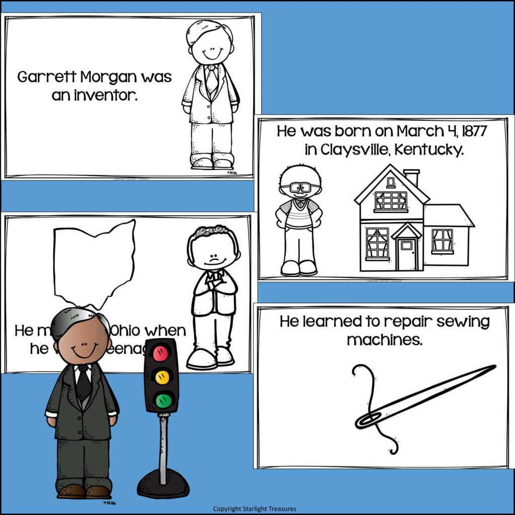 Garrett Morgan Mini Book for Early Readers: Black History Month | Made ...