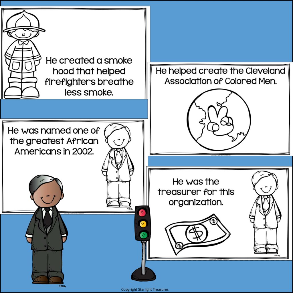 Garrett Morgan Mini Book for Early Readers: Black History Month | Made ...