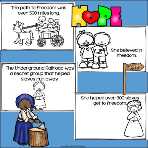 Harriet Tubman Mini Book for Early Readers: Black History Month | Made ...