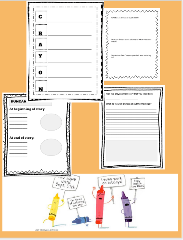 THE DAY THE CRAYONS QUIT READING & ACTIVITIES UNIT | Made By Teachers