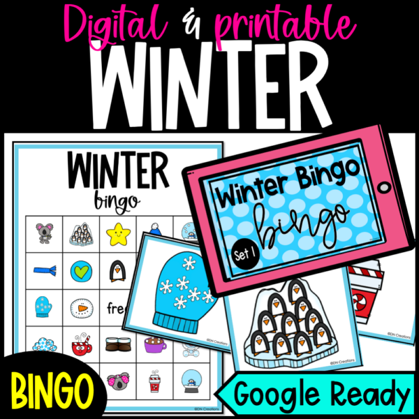 Winter Bingo l Winter Digital Activity l Digital or Paper Winter Bingo ...