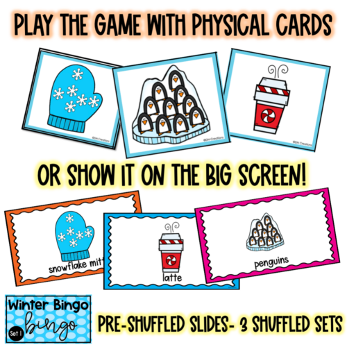Winter Bingo l Winter Digital Activity l Digital or Paper Winter Bingo ...