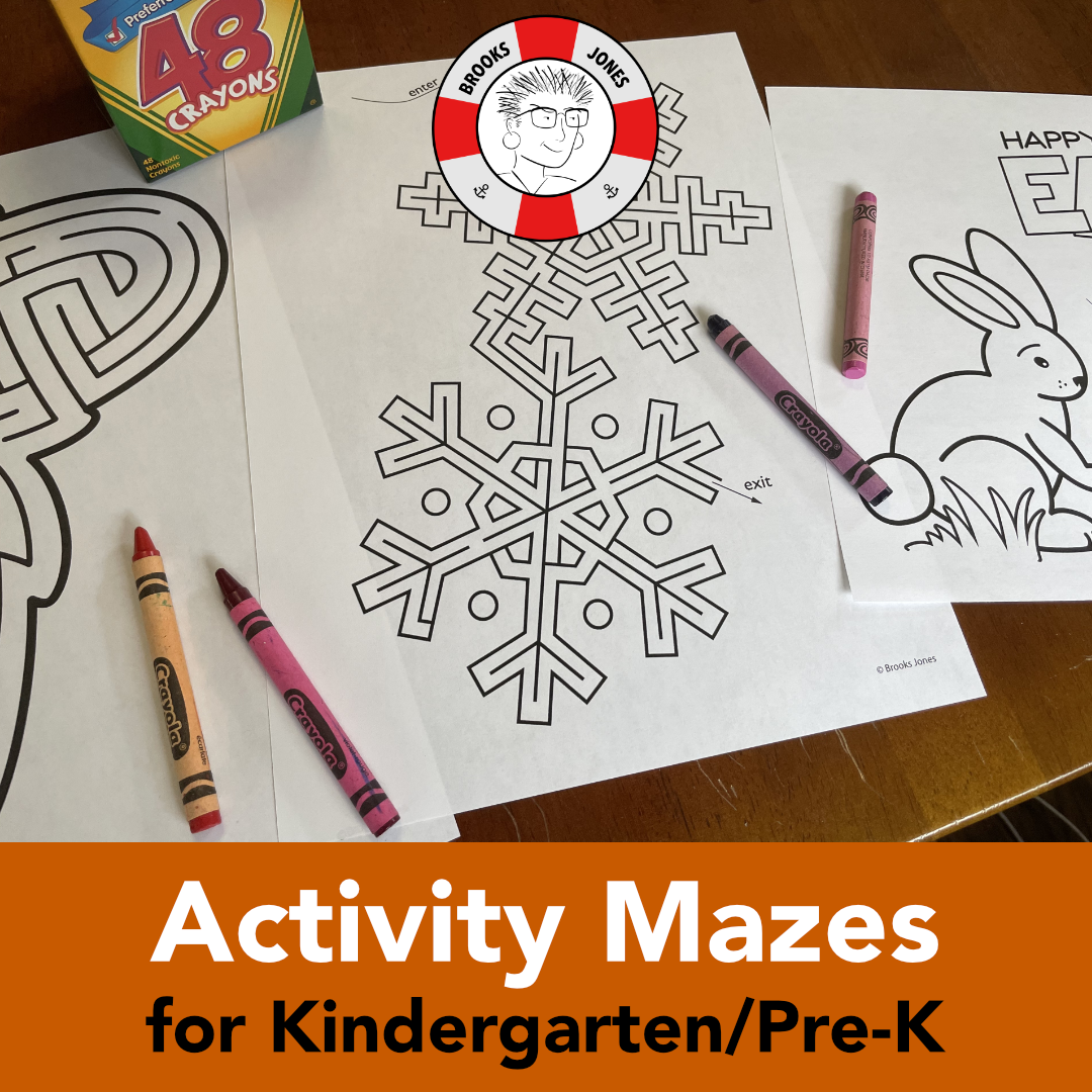 Seasonal Maze Activity Sheets for Pre-K and K: Four Designs | Made By ...