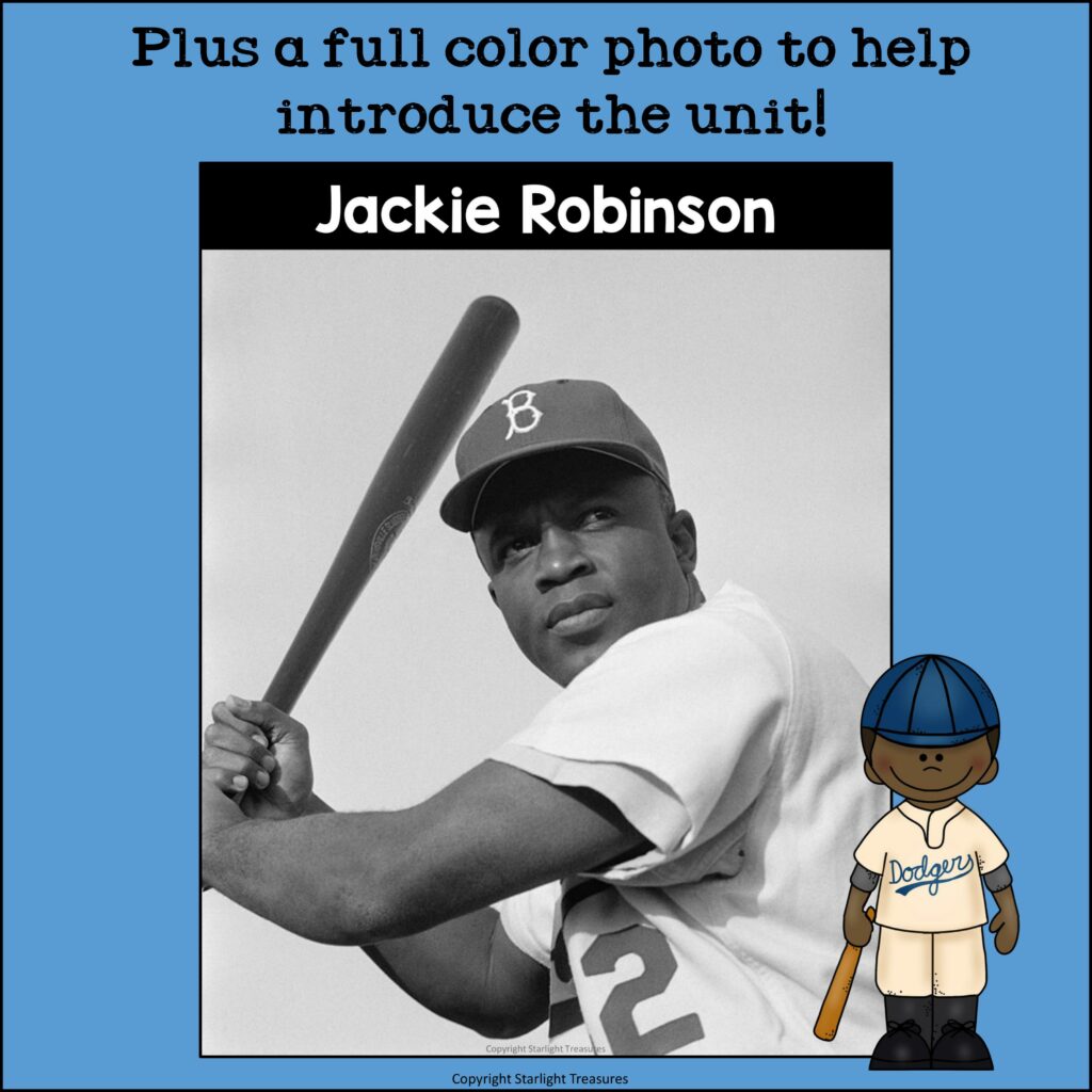 Jackie Robinson Mini Book for Early Readers: Black History Month | Made ...