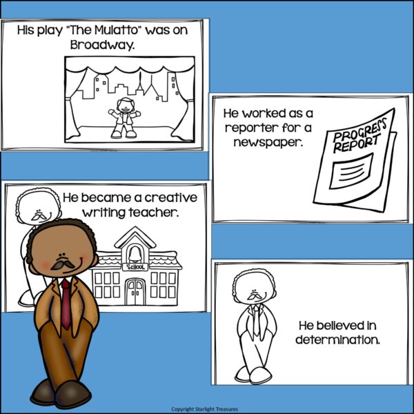 Langston Hughes Mini Book for Early Readers: Black History Month | Made ...