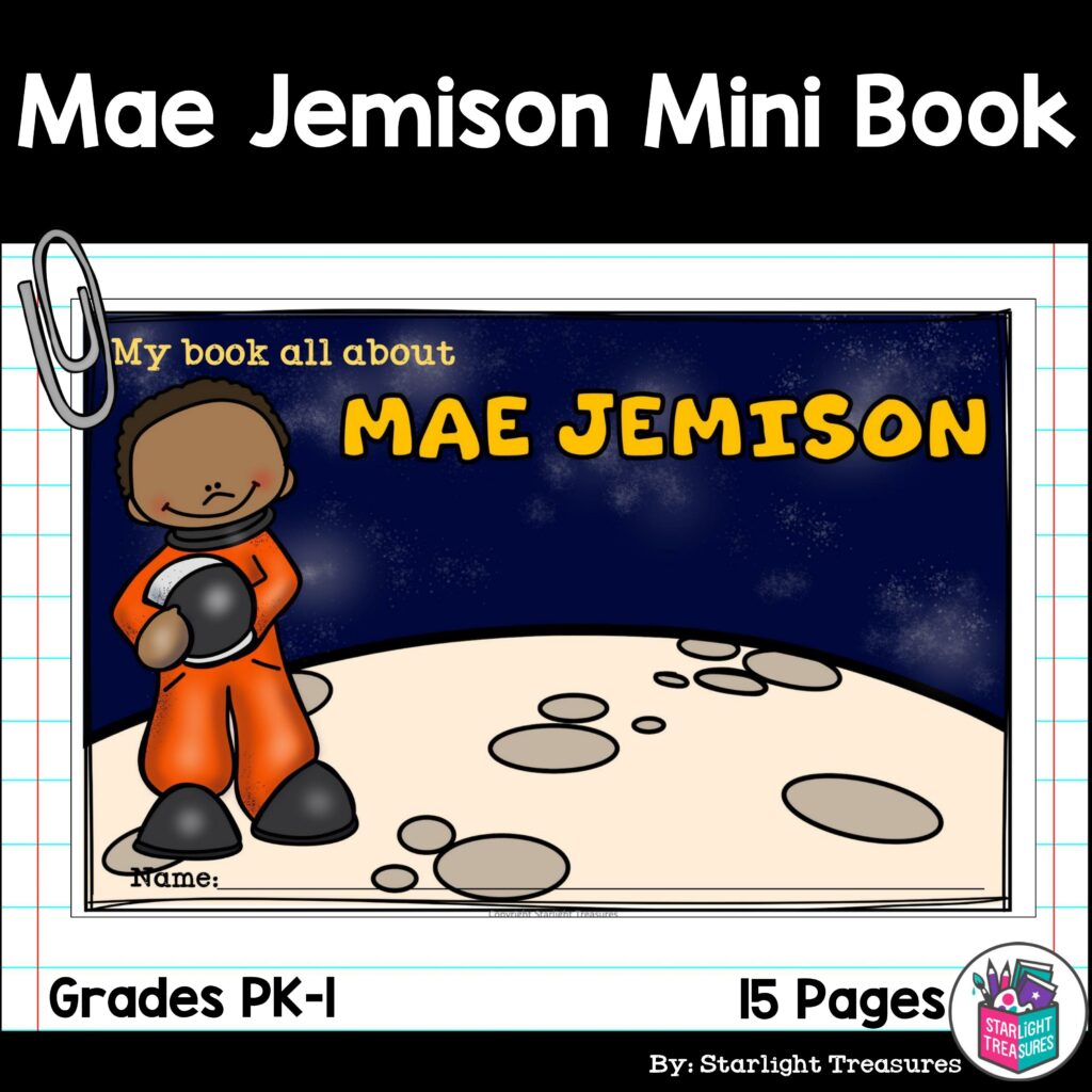 Mae Jemison Mini Book for Early Readers: Black History Month | Made By ...