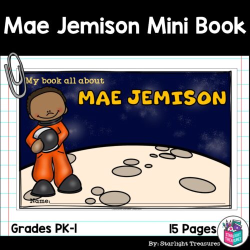 Mae Jemison Mini Book for Early Readers: Black History Month | Made By ...