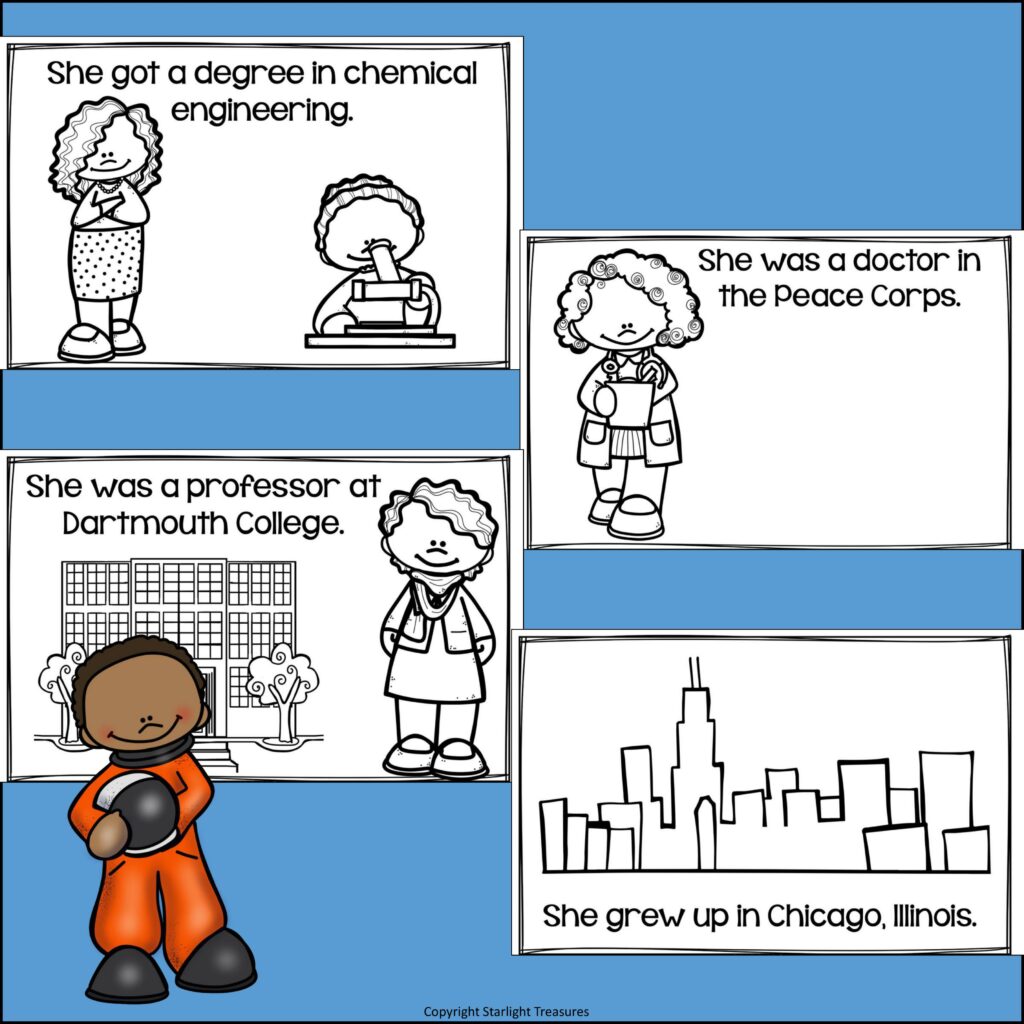 Mae Jemison Mini Book for Early Readers: Black History Month | Made By ...