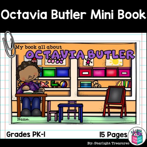 Octavia Butler Mini Book for Early Readers: Black History Month | Made ...