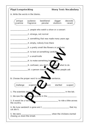 Astrid Lindgren "Pippi Longstocking" worksheets | Made By Teachers