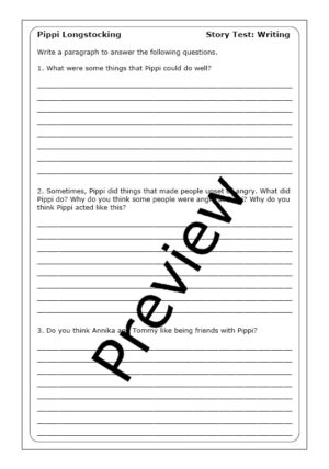 Astrid Lindgren "Pippi Longstocking" worksheets | Made By Teachers