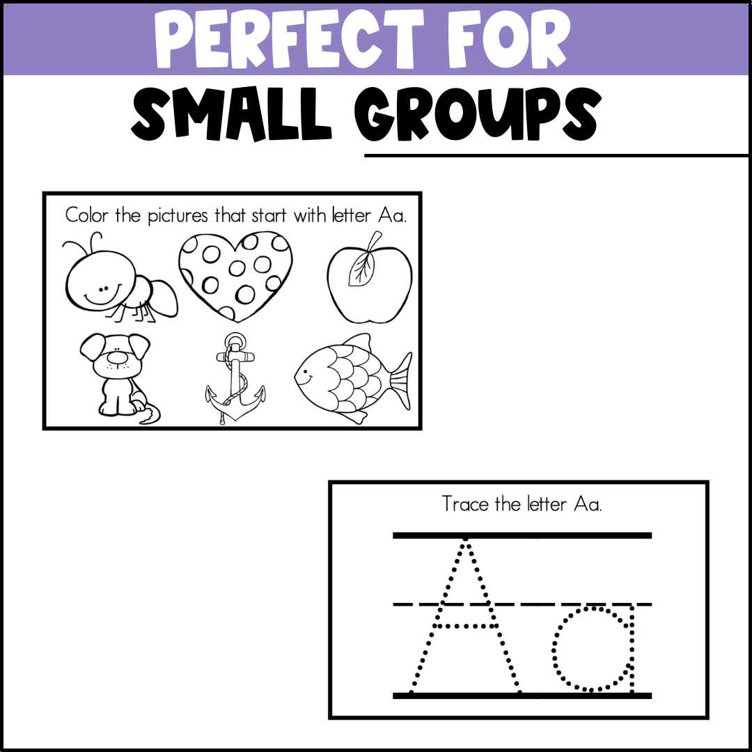 Alphabet Books - Alphabet Letter Books - Alphabet Booklet - Letter ...