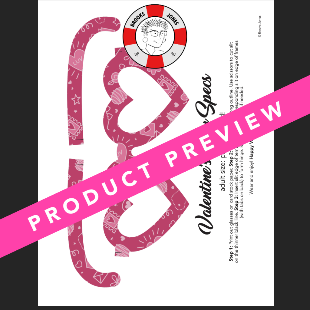 Valentine Heart Glasses | Made By Teachers