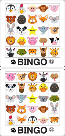 Animal Bingo ESL ELL Newcomer Game | Made By Teachers