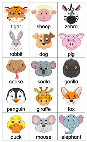 Animal Bingo ESL ELL Newcomer Game | Made By Teachers
