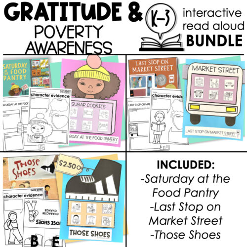 Gratitude and Poverty Awareness BUNDLE Interactive Read Aloud ...