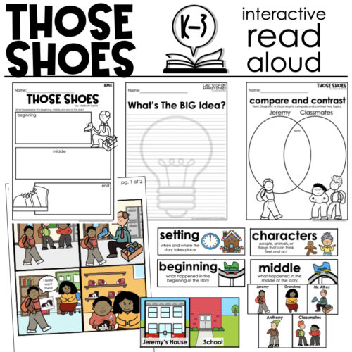 Gratitude and Poverty Awareness BUNDLE Interactive Read Aloud ...
