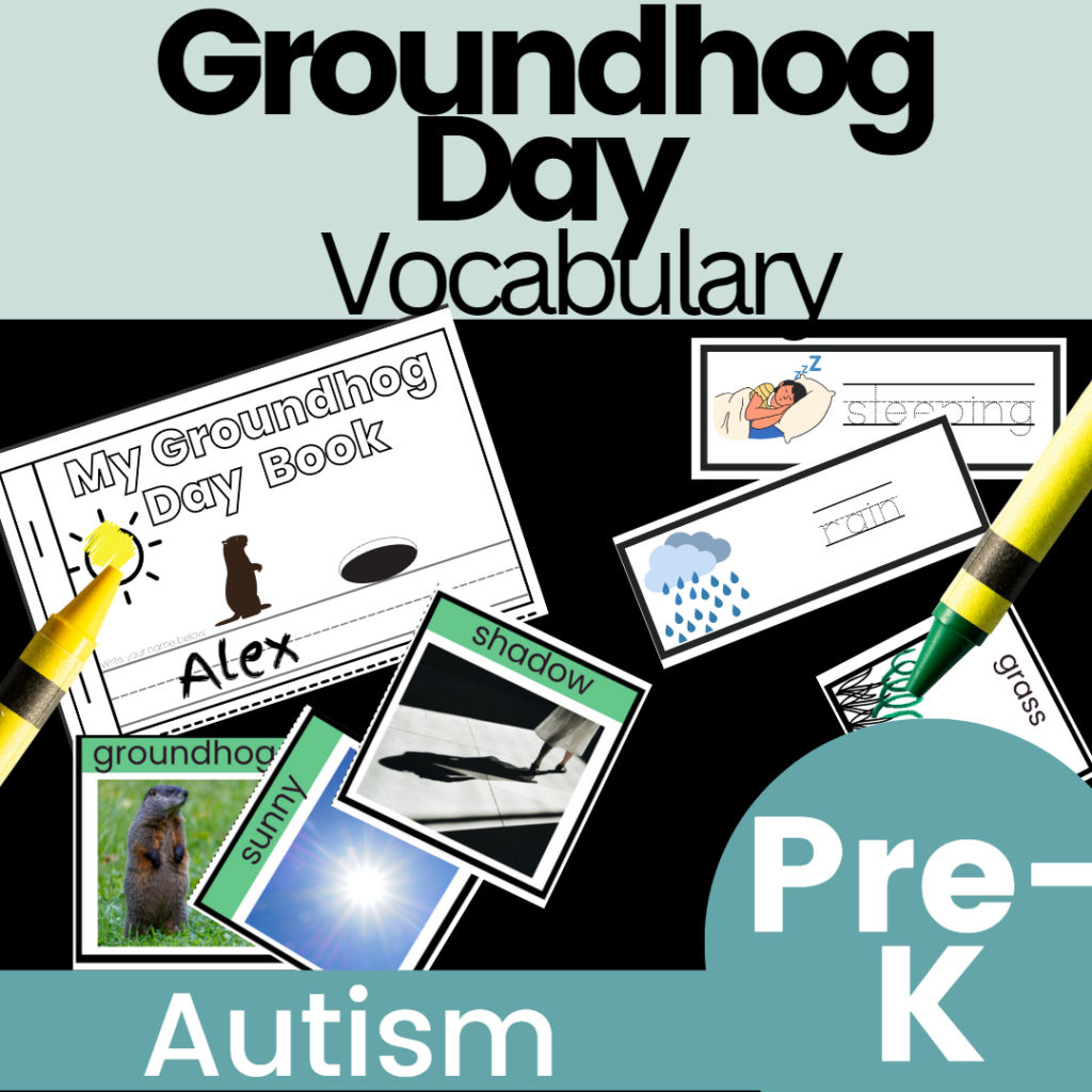 Groundhog Day Vocabulary Cards & Traceable Print Cards | Made By Teachers