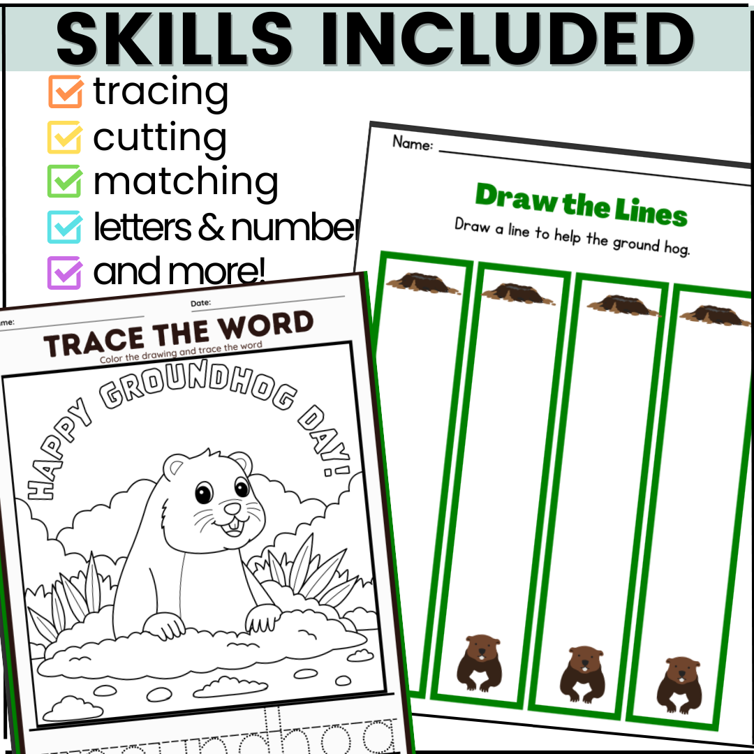 Groundhog Day Early Learner Worksheets | Made By Teachers