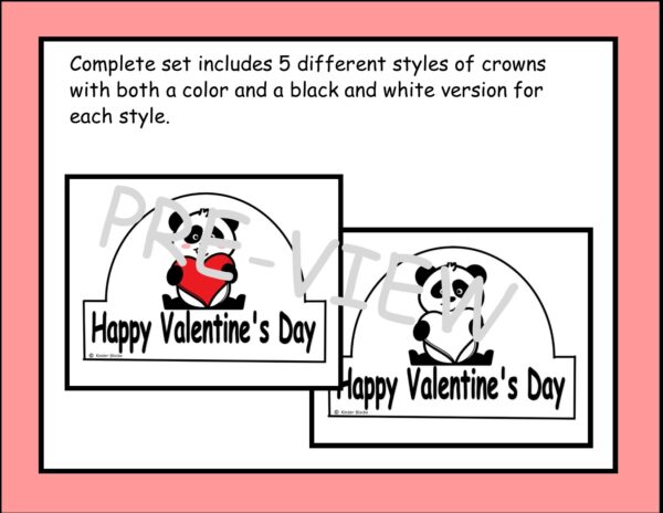 Valentine's Day Crowns | Made By Teachers