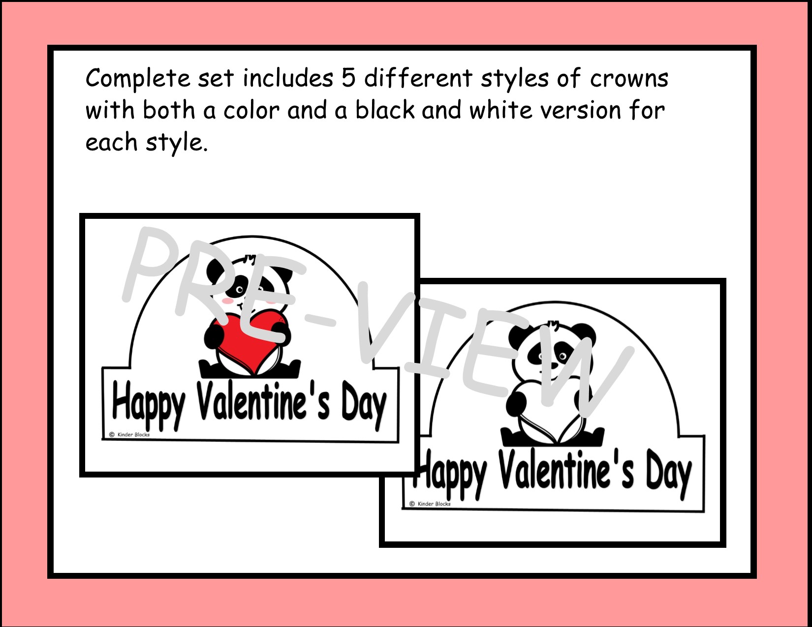 Valentine's Day Crowns | Made By Teachers