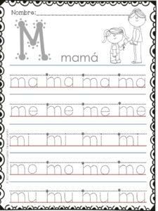 Trace Syllables in Spanish | Trazo de Sílabas | Las silabas | El ...