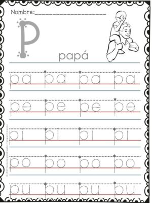 Trace Syllables in Spanish | Trazo de Sílabas | Las silabas | El ...