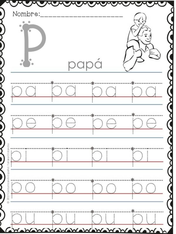 Trace Syllables in Spanish | Trazo de Sílabas | Las silabas | El ...