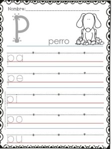 Trace Syllables in Spanish | Trazo de Sílabas | Las silabas | El ...