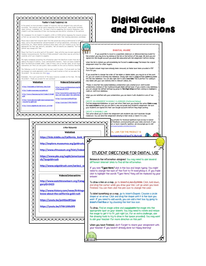 California Gold Rush | Made By Teachers