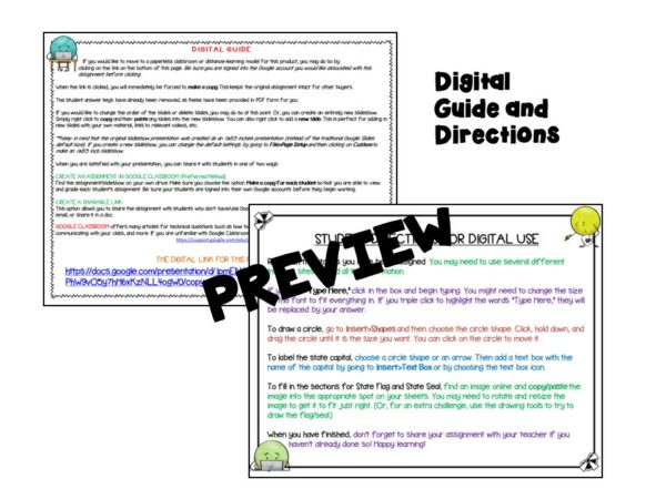 50 States Fact Sheets: Templates for all 50 States w/Answer Keys | Made ...