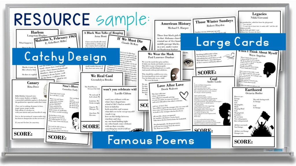 March Madness Black Poets - Poetry Competition - Black History Month ...