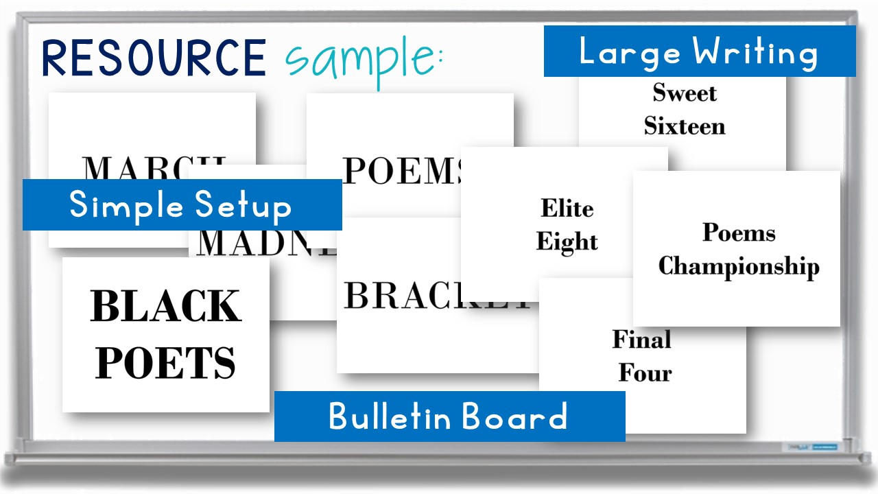 March Madness Black Poets - Poetry Competition - Black History Month ...