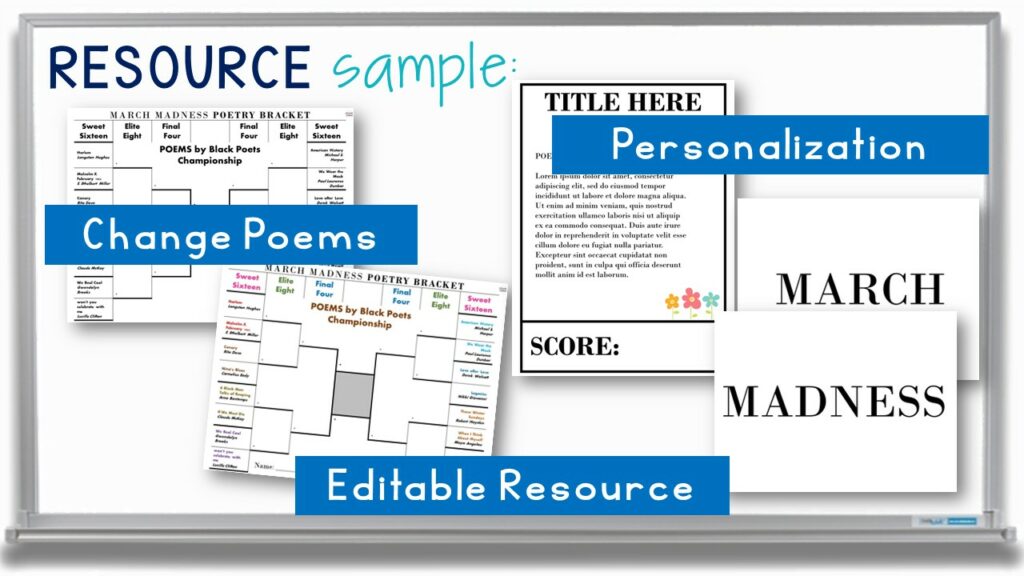 March Madness Black Poets - Poetry Competition - Black History Month ...