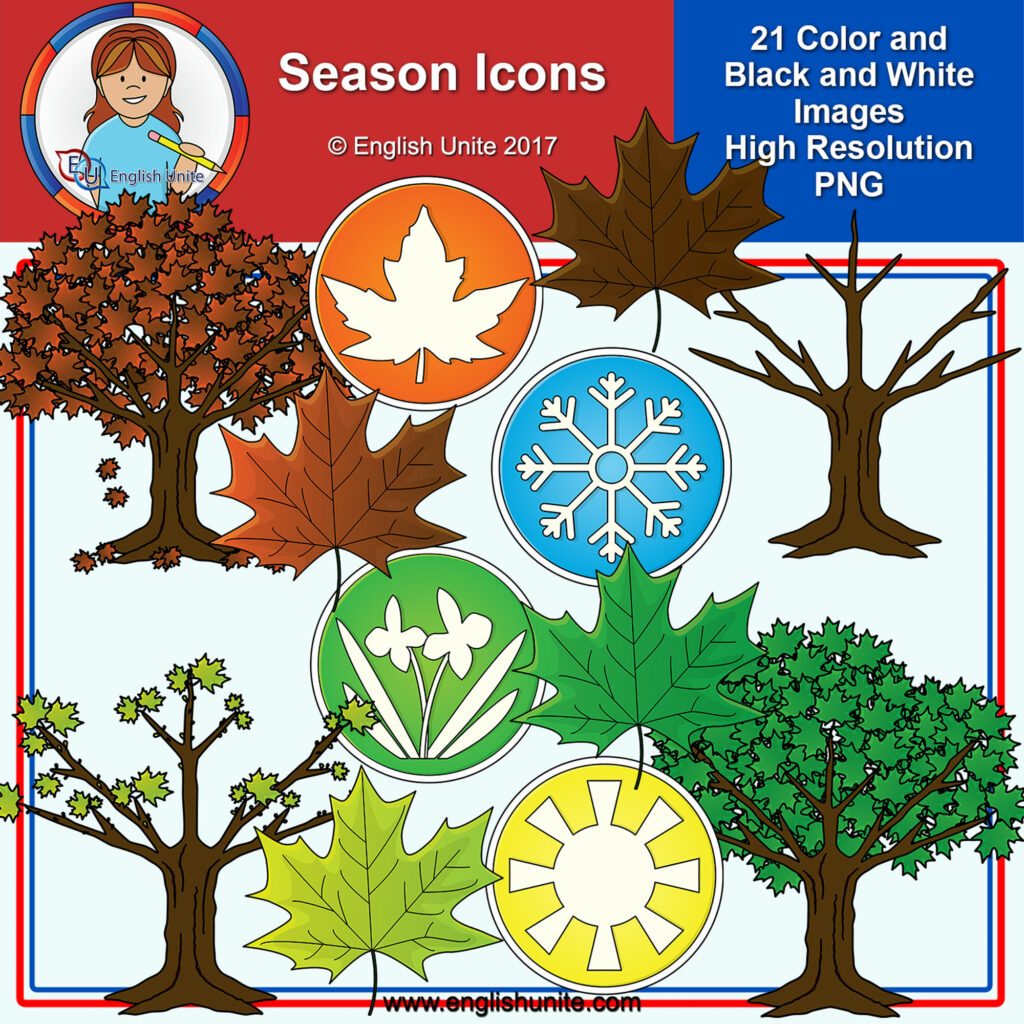 Clip Art - Season Icons | Made By Teachers