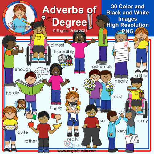 Clip Art - Adverbs Bundle | Made By Teachers