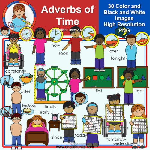 Clip Art - Adverbs Bundle | Made By Teachers