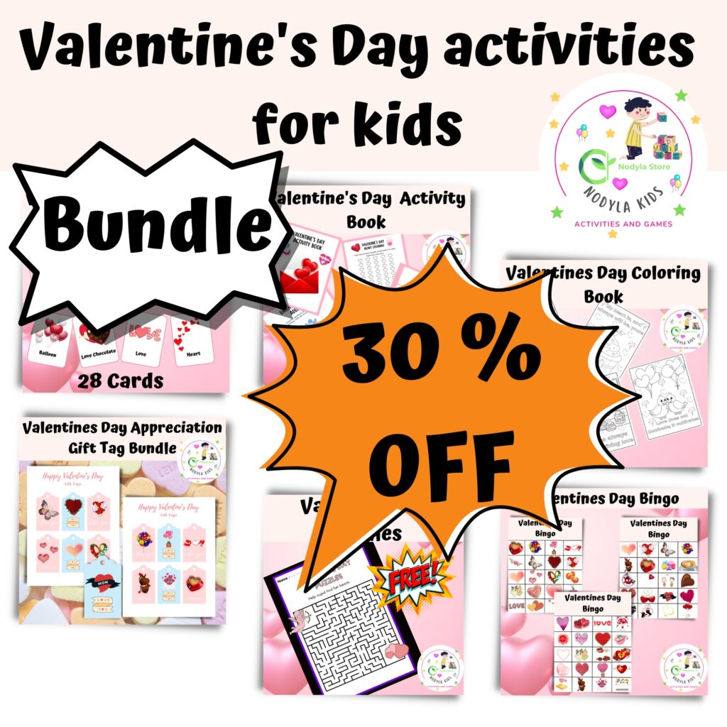 Valentine's Day activities for kids Bundle | Made By Teachers