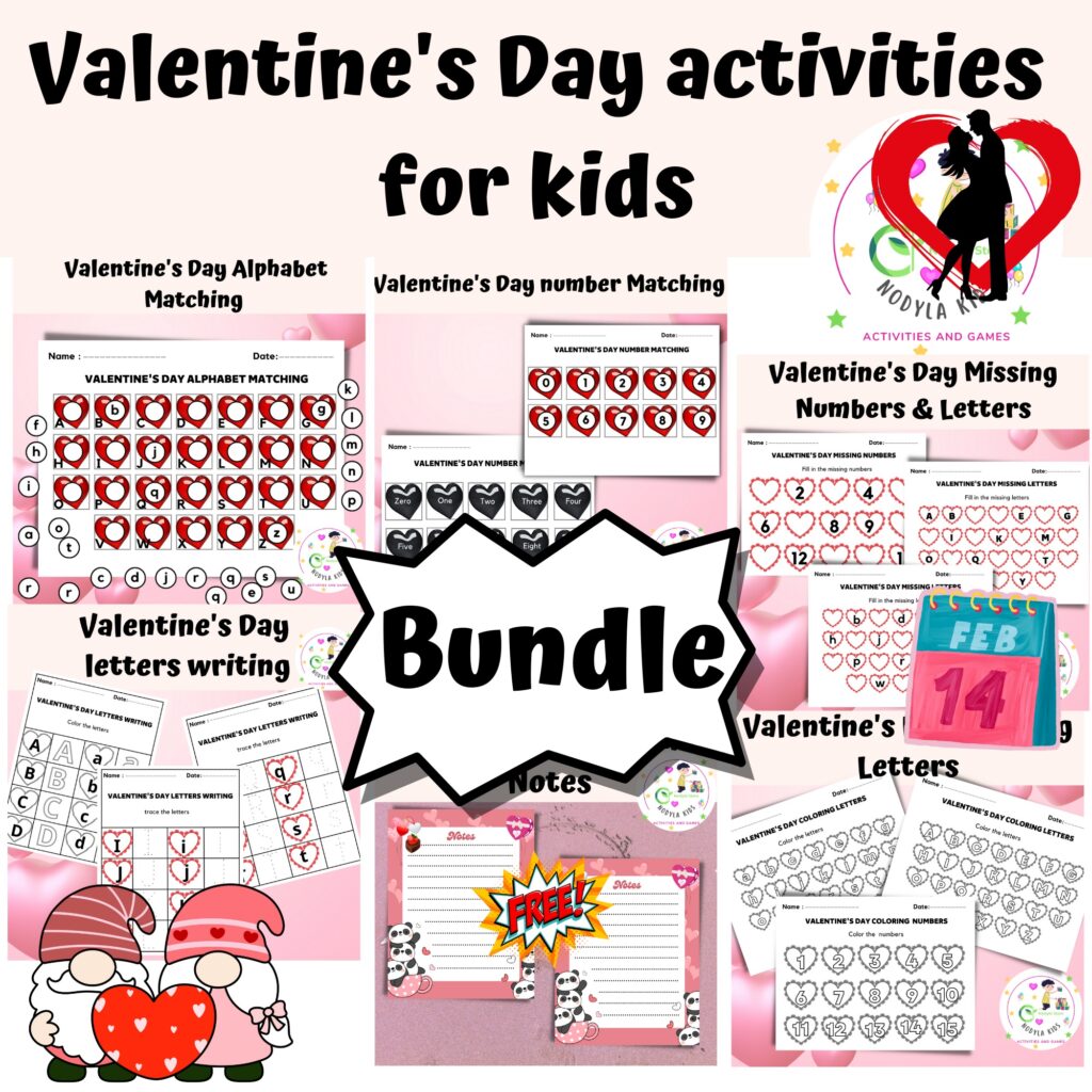 Valentine's Day activities for kids Bundle | Made By Teachers