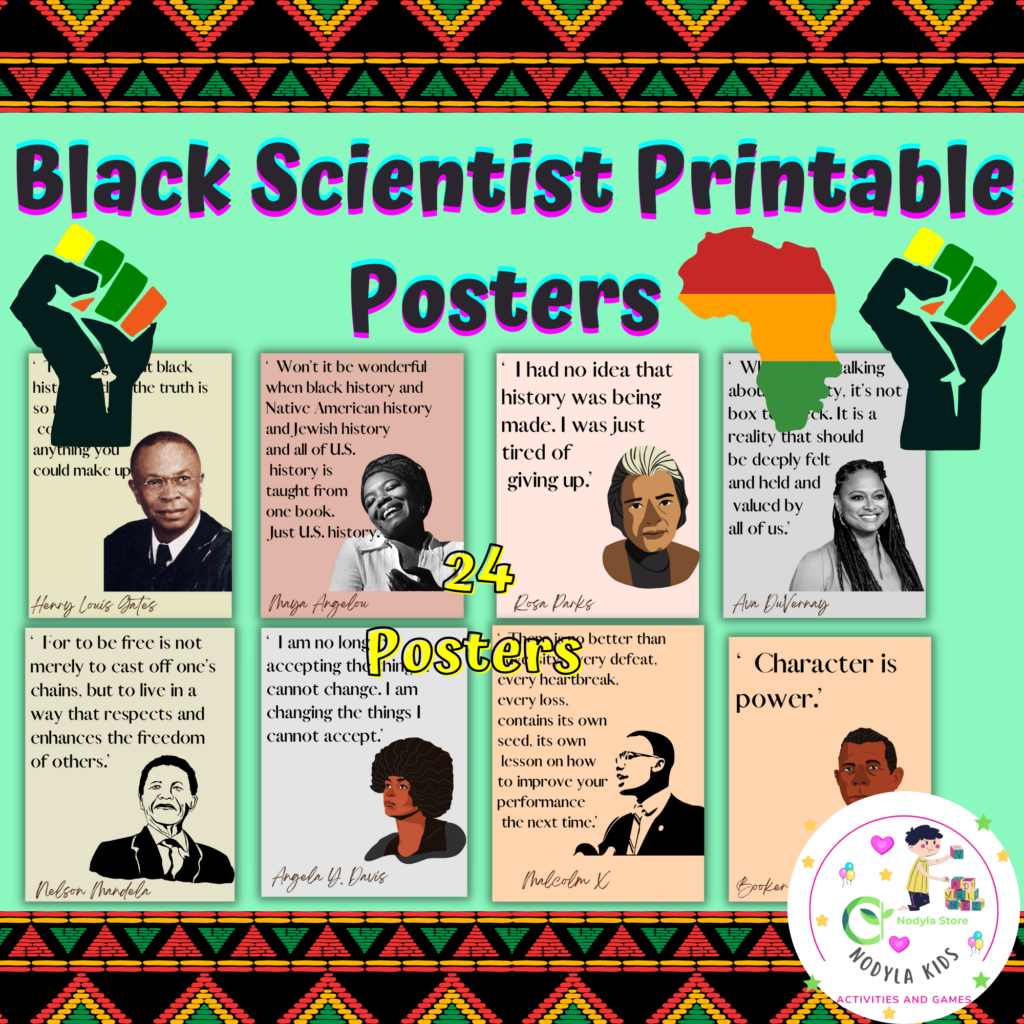 Black Scientist Printable Posters | Made By Teachers