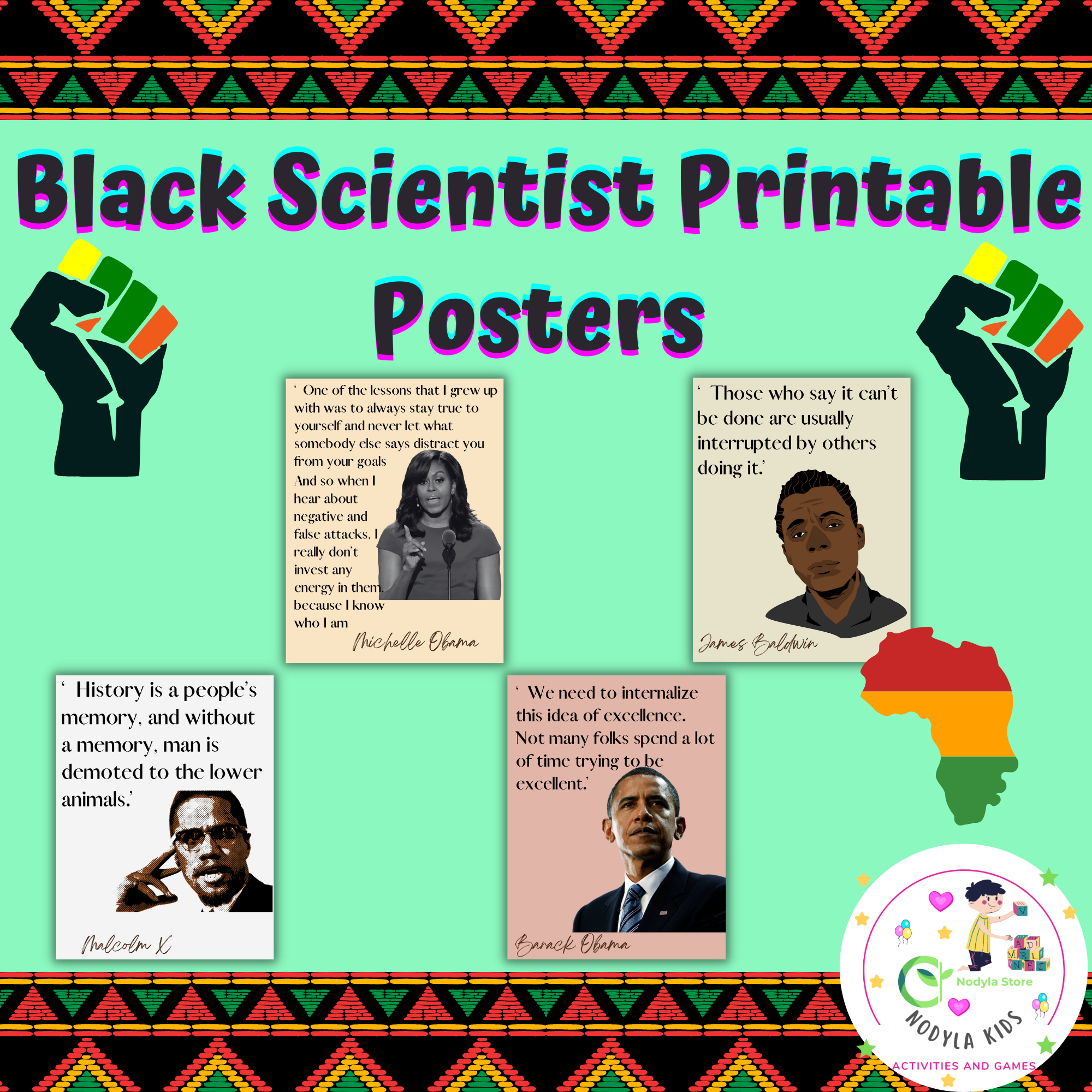 Black Scientist Printable Posters | Made By Teachers