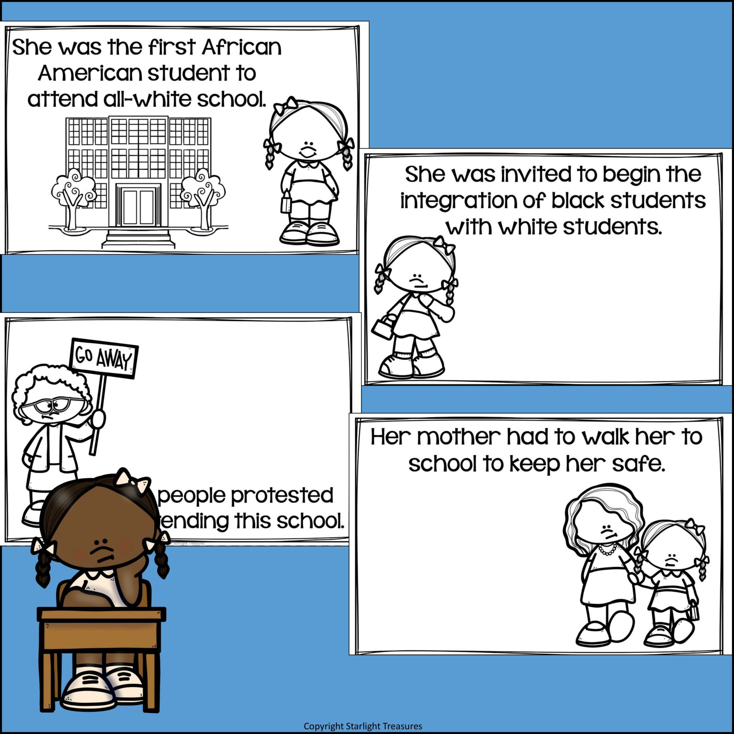 Ruby Bridges Mini Book for Early Readers: Black History Month | Made By ...