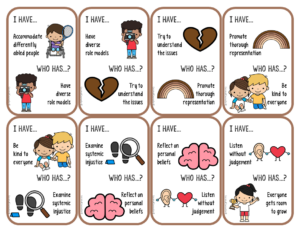 Diversity, Equity, Inclusion I Have Who Has Card Game | Made By Teachers