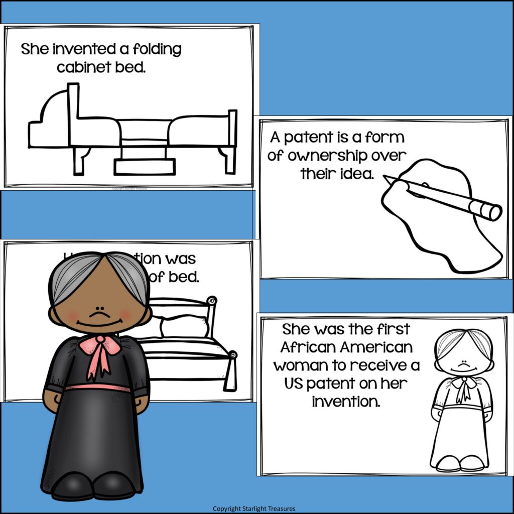 Sarah E. Goode Mini Book for Early Readers: Black History Month | Made ...