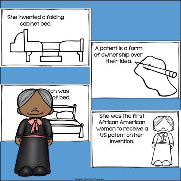 Sarah E. Goode Mini Book for Early Readers: Black History Month | Made ...