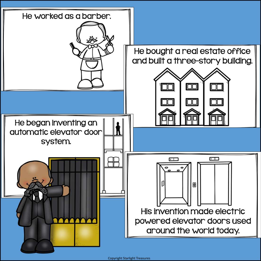 Alexander Miles Mini Book for Early Readers: Black History Month | Made ...