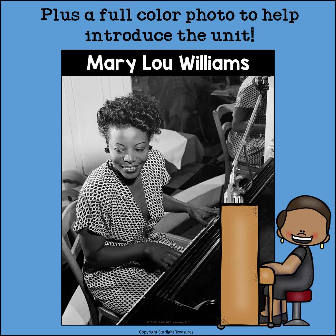 Mary Lou Williams Mini Book for Early Readers: Black History Month ...