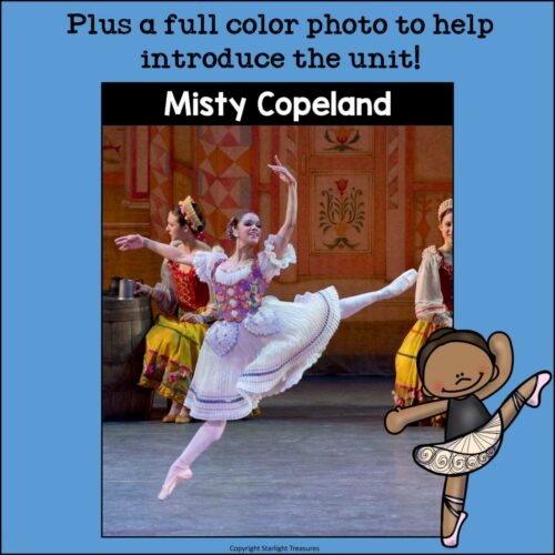 Misty Copeland Mini Book for Early Readers: Black History Month | Made ...