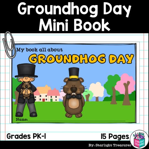 Groundhog Day Mini Book for Early Readers | Made By Teachers